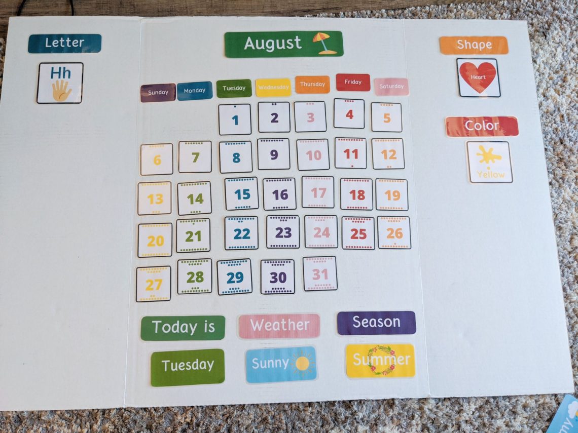 DIY Circle Time Calendar & Focus Board – Autumn Romano