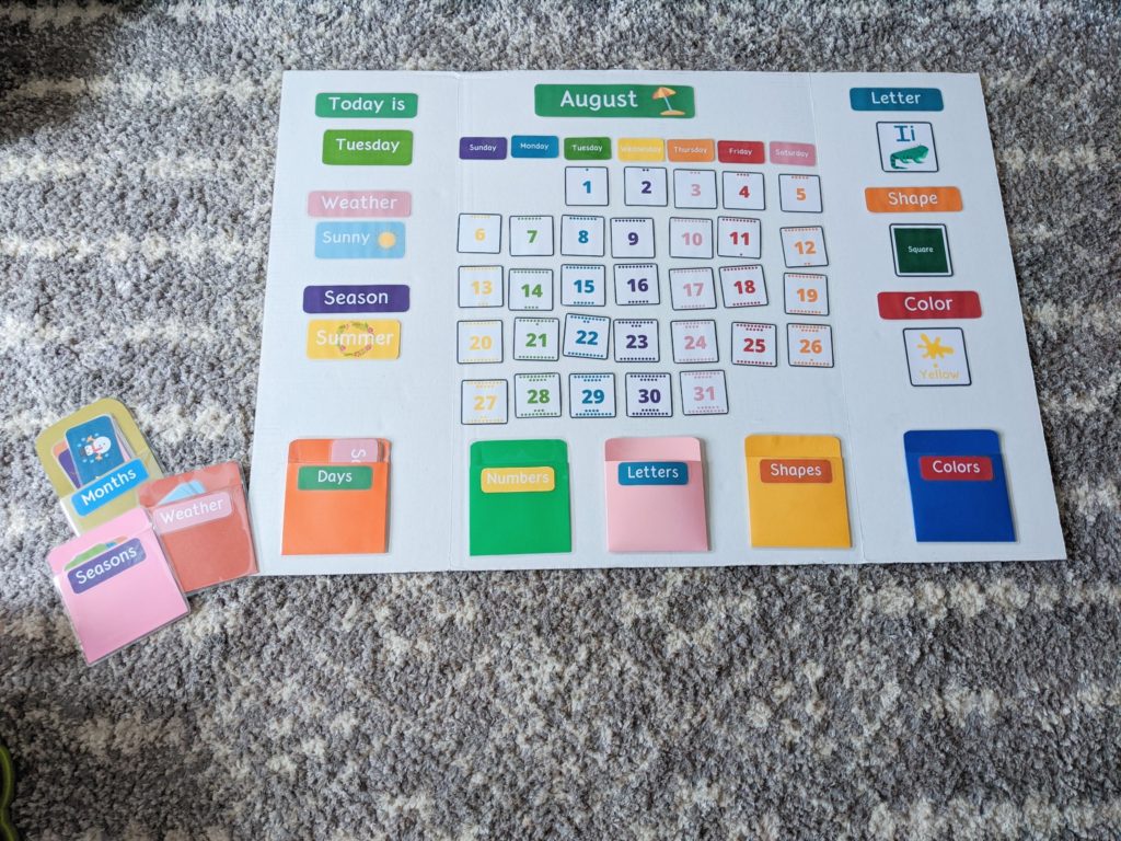 DIY Circle Time Calendar & Focus Board – Autumn Romano