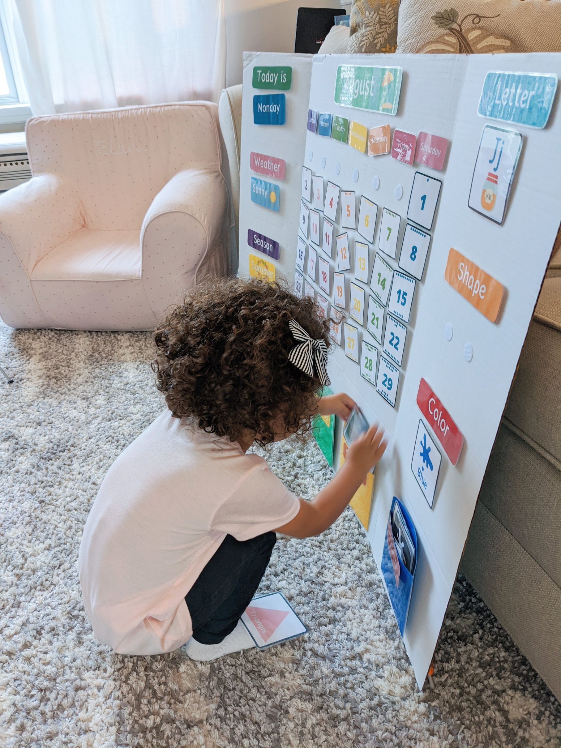 DIY Circle Time Calendar & Focus Board – Autumn Romano