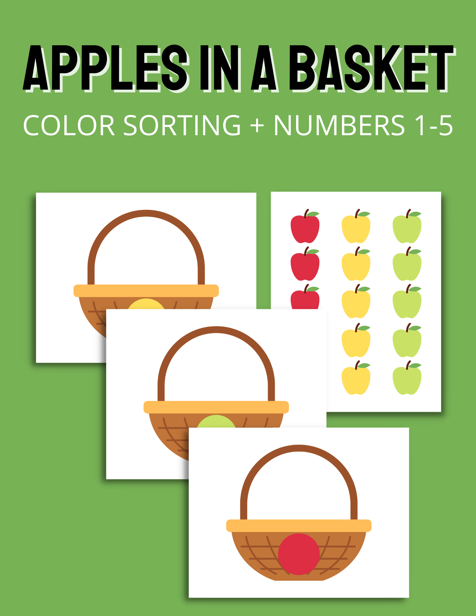 Toddler Activities: Apple Printables – Autumn Romano
